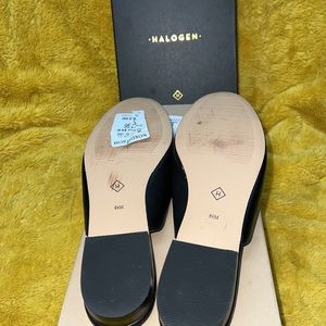 Halogen | Shoes | Halogen Leather Mules 85 New | Poshmark